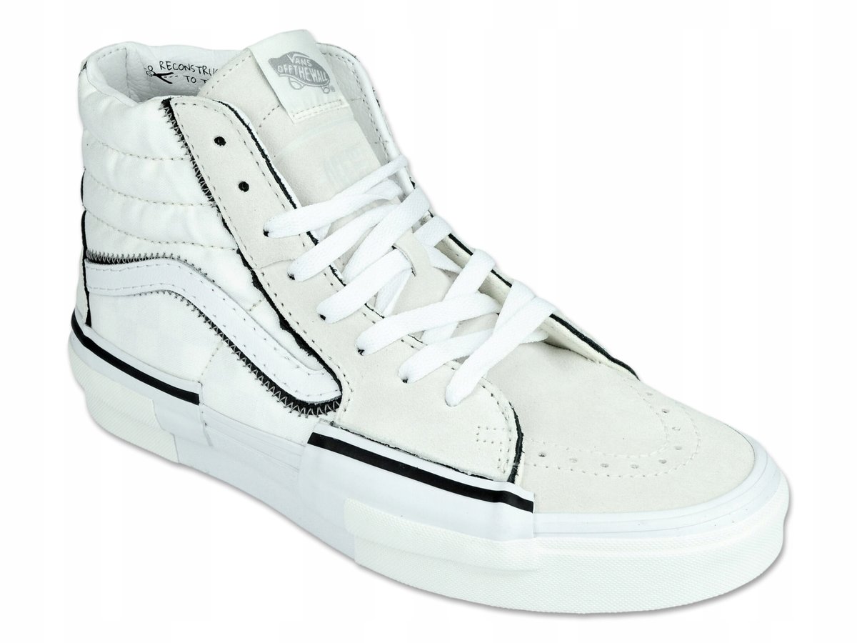 Vans Sk8-Hi Reconstructed trampki męskie VN0005UKQJM1M biały rozmiar 44 ...