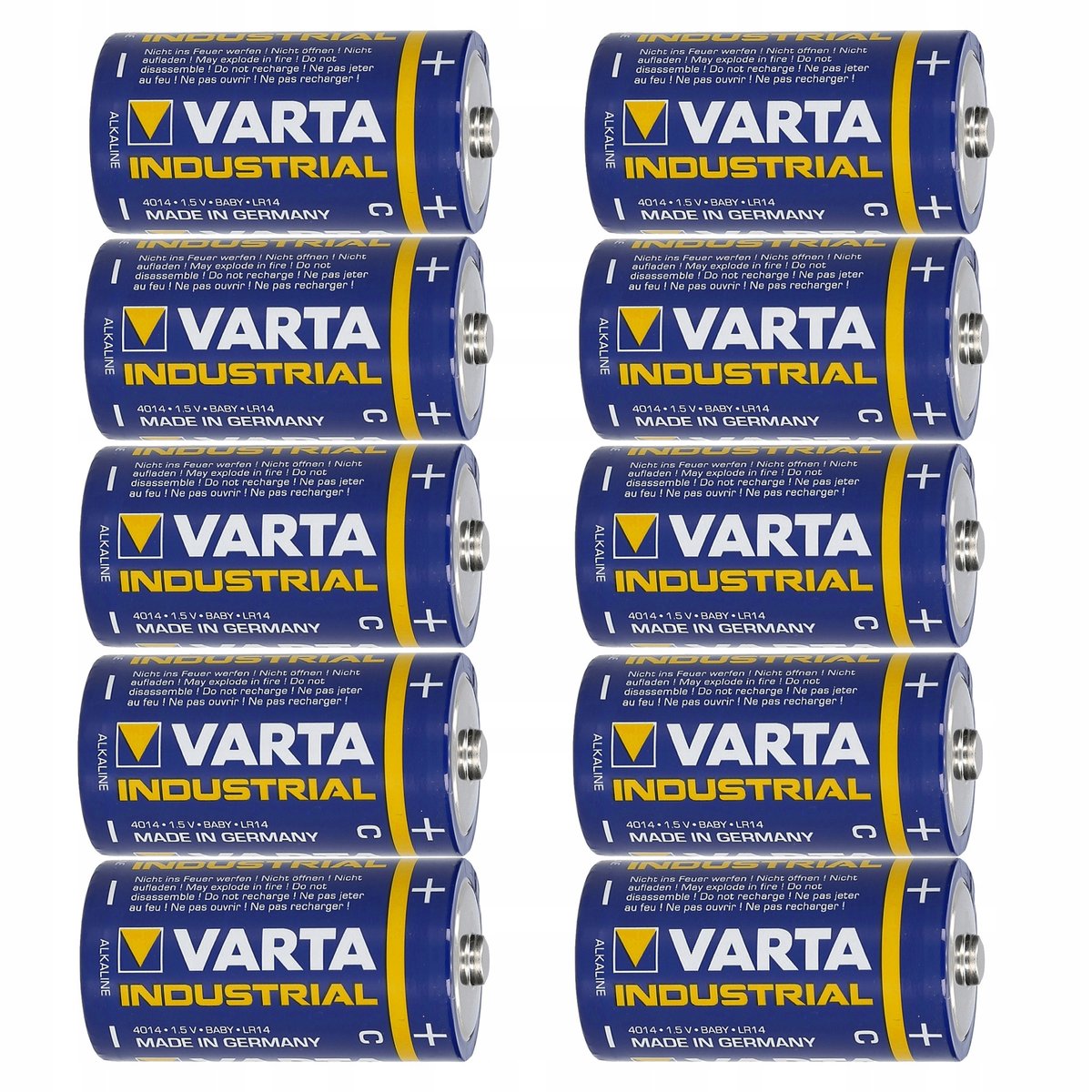Varta Industrial LR14 R14 C C/AM 2 7800mAh 1,5V Bateria Alkaliczna 10 szt. - Varta | Sklep EMPIK.COM