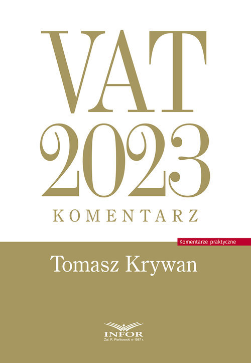 VAT 2023 Komentarz - Krywan Tomasz | Książka w Empik