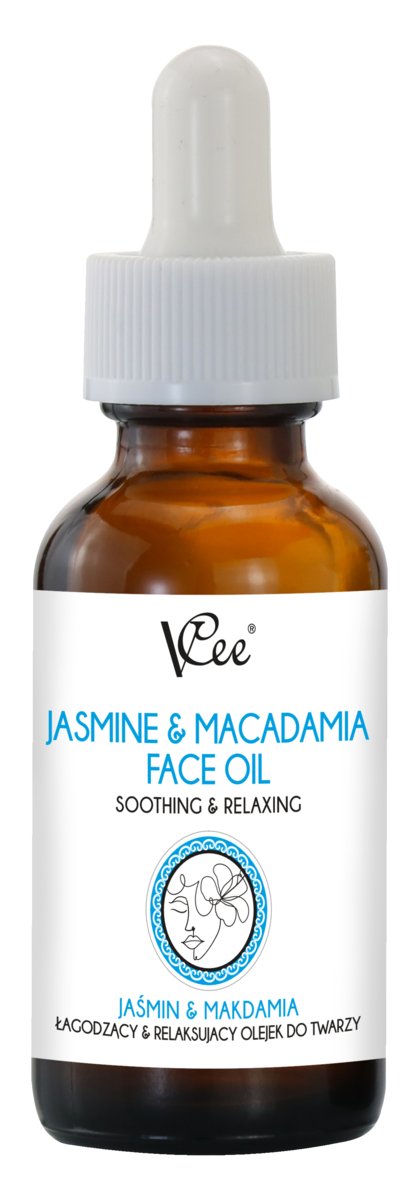 VCee, Olejek do twarzy jaśmin+makadamia, 30 ml | Sklep EMPIK.COM