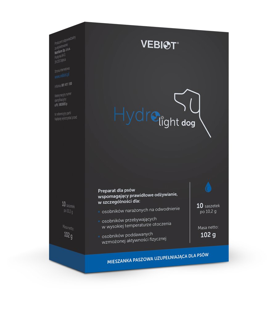 Vebiot Hydro-light dog 10 saszetek 102g - Nutrifarm | Sklep EMPIK.COM