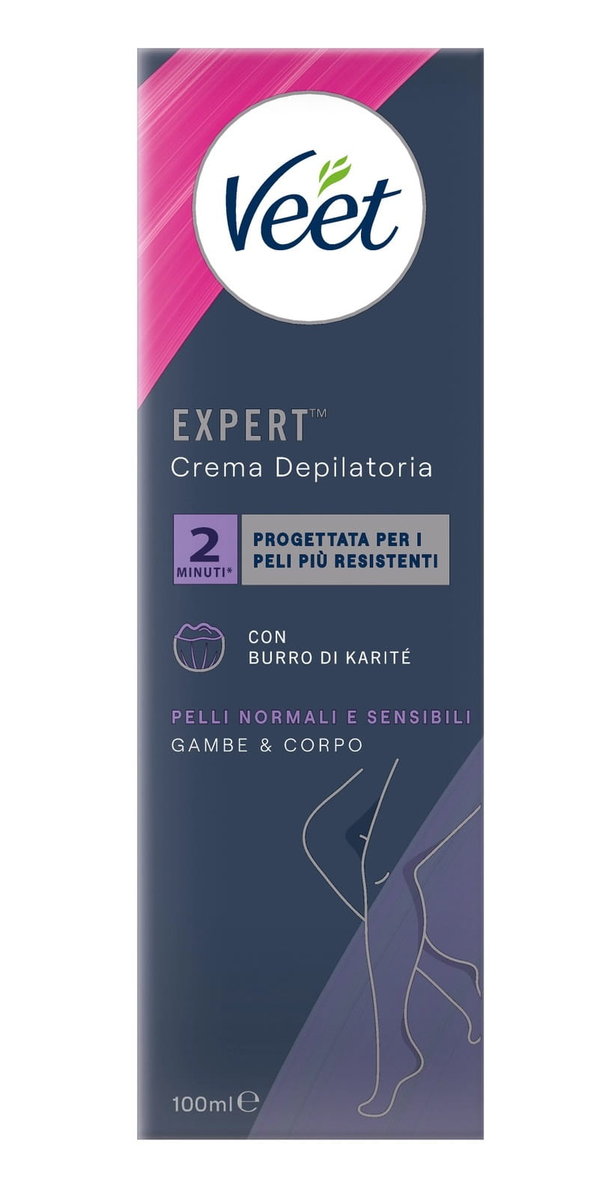 Veet, Krem do Depilacji z Masłem Shea Ciało i Nogi, 100 ml | Sklep ...