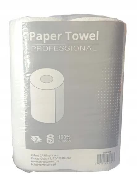 VELVET CARE RĘCZNIK PAPIEROWY PAPER TOWEL PROFESSIONAL 2 WARSTWY 2SZT ...