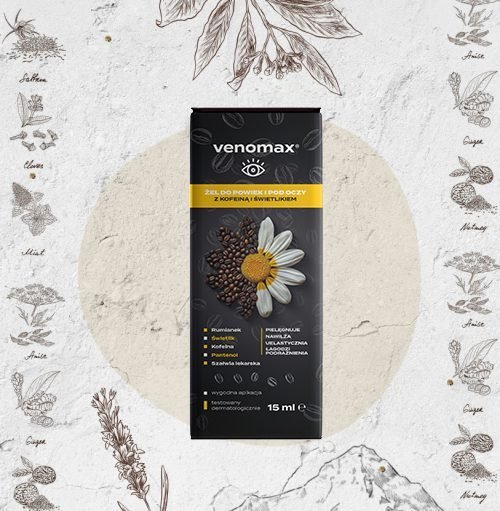 Venomax Żel pod Oczy i do powiek ze świetlikiem i kofeiną | Sklep EMPIK.COM