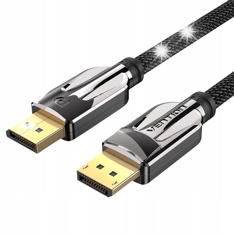 Vention Kabel Przewód Display Port DP 1.4 8K 60Hz 4K 144Hz Do Monitora ...