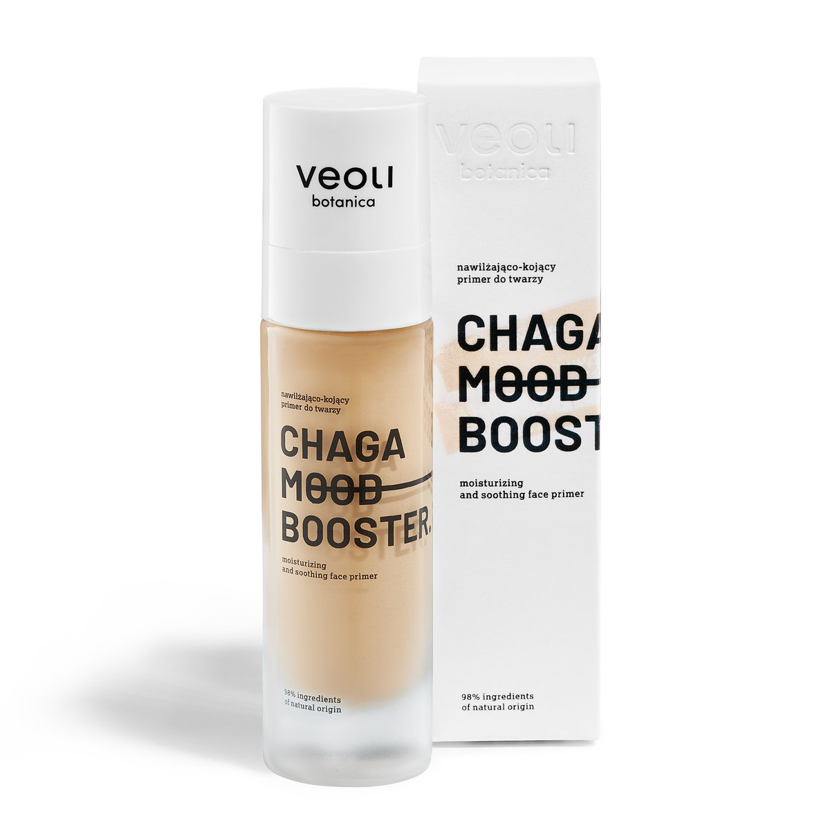Veoli Botanica, CHAGA MOOD BOOSTER Nawilżająco-kojący Primer do twarzy ...