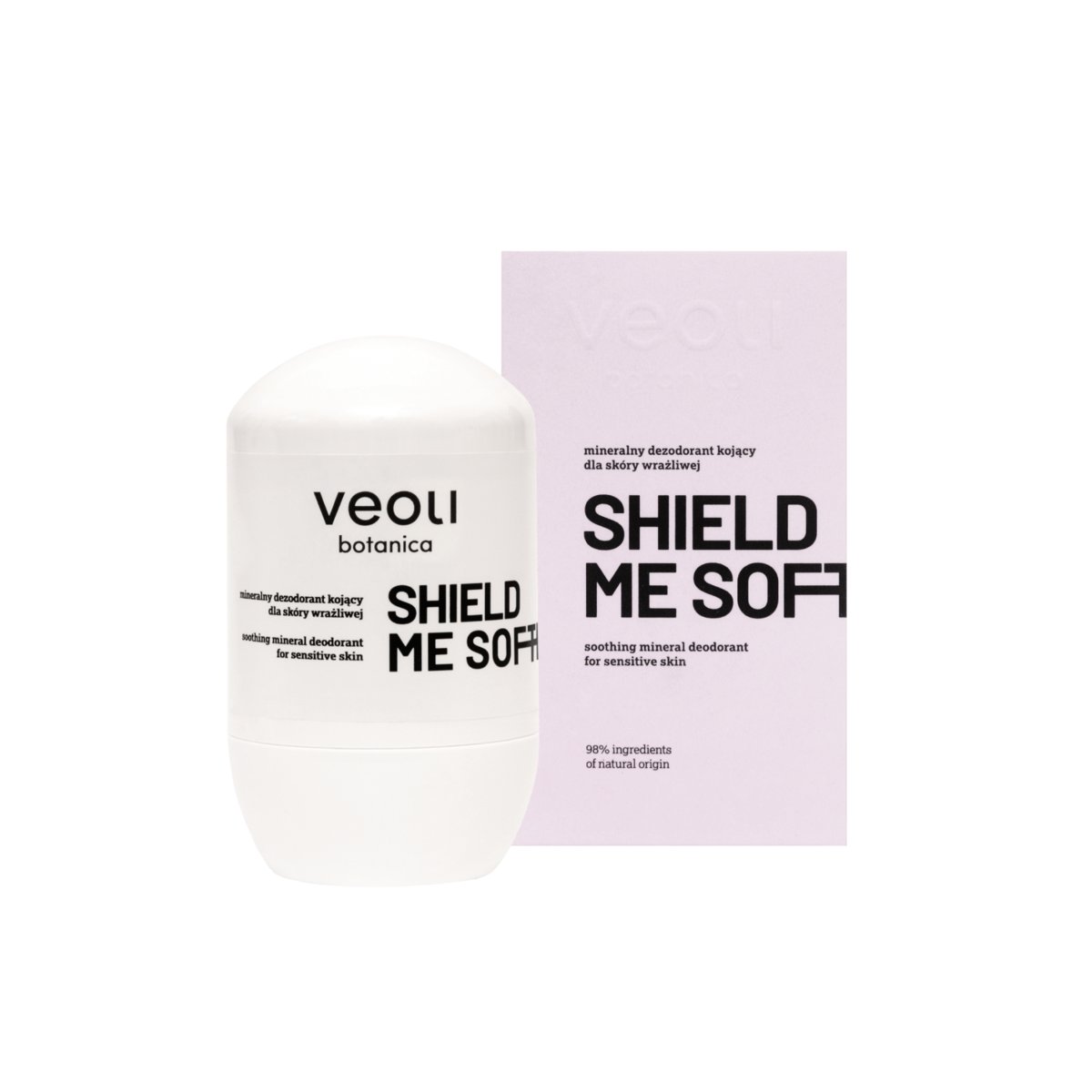 Veoli Botanica, SHIELD ME SOFTLY mineralny dezodorant kojący dla skóry ...
