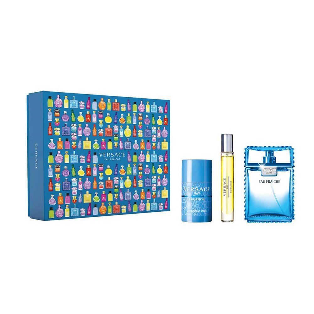 Versace Man, Eau Fraiche, zestaw kosmetyków, 3 szt. | Sklep EMPIK.COM