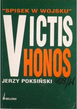 Victis Honos Spisek w wojsku - Wydawnictwo Bellona | Książka w Empik