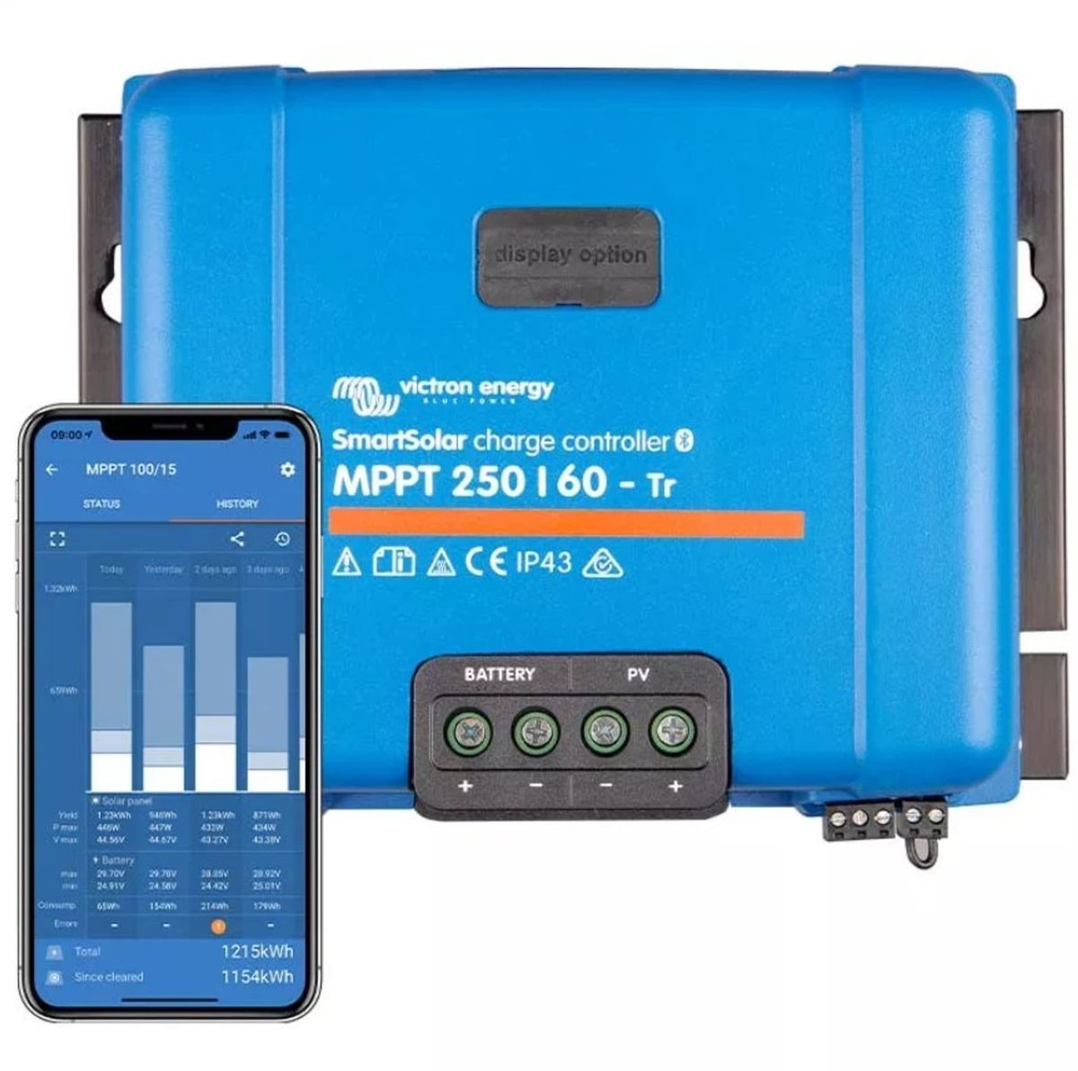 Victron Energy Regulator ładowania Smart 250V/60A-Tr BlueTooth - Inna ...