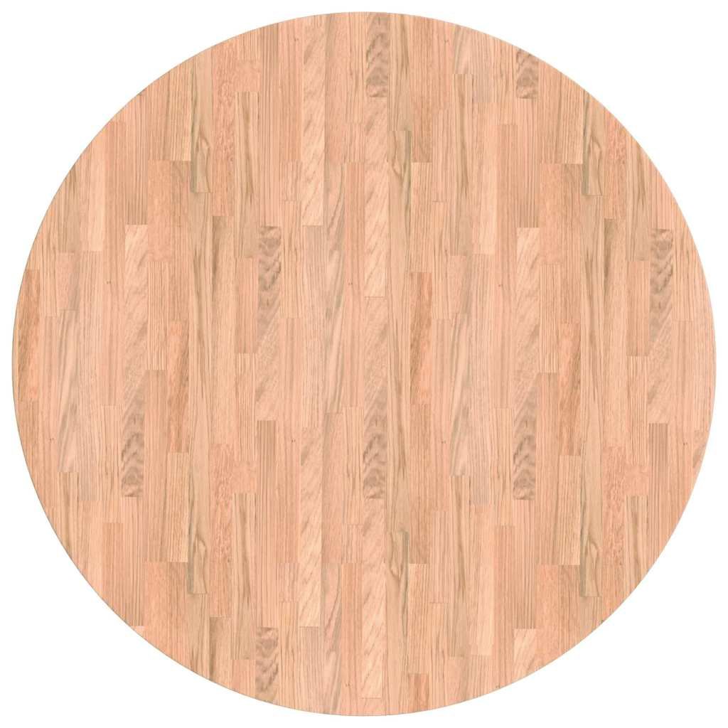 vidaXL Blat stołu Inny Jasnobrązowy Ø 90 x 4 cm Solidne drewno dębowe ...