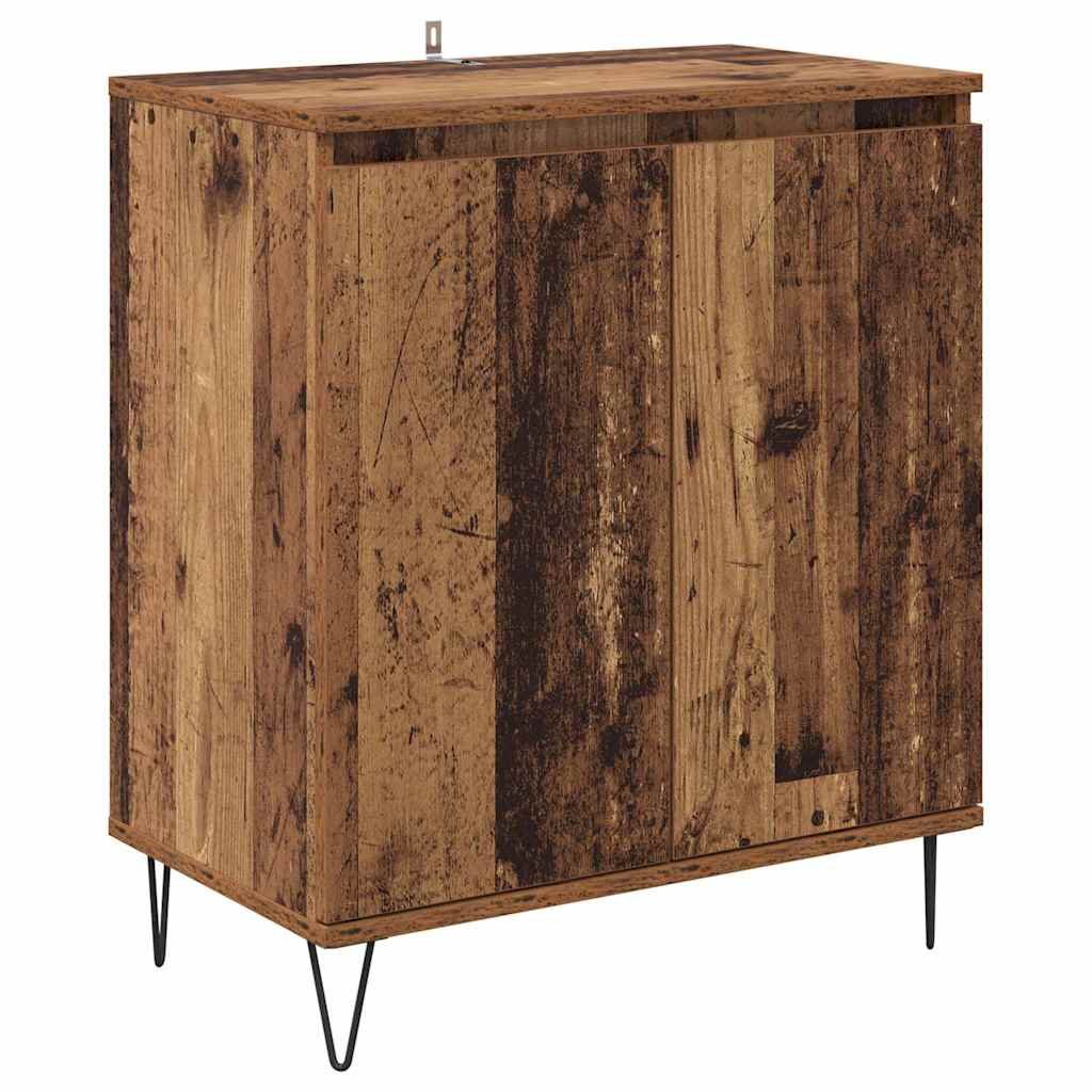 vidaXL Bufet Stare drewno 60 x 35 x 70 cm Materiał drewnopochodny ...