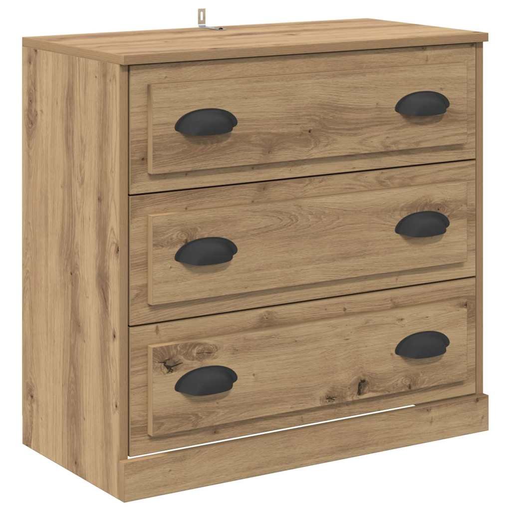 vidaXL Bufet z szufladą Dąb rzemieślniczy 70 x 35,5 x 67,5 cm - vidaXL ...