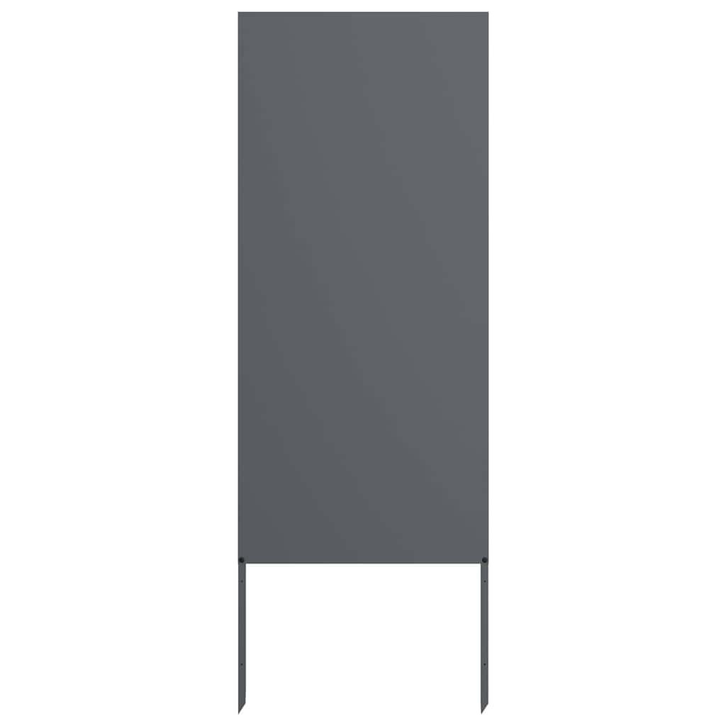vidaXL Dekoracyjny panel ogrodowy Antracyt 50 x 140 cm - Inna marka ...