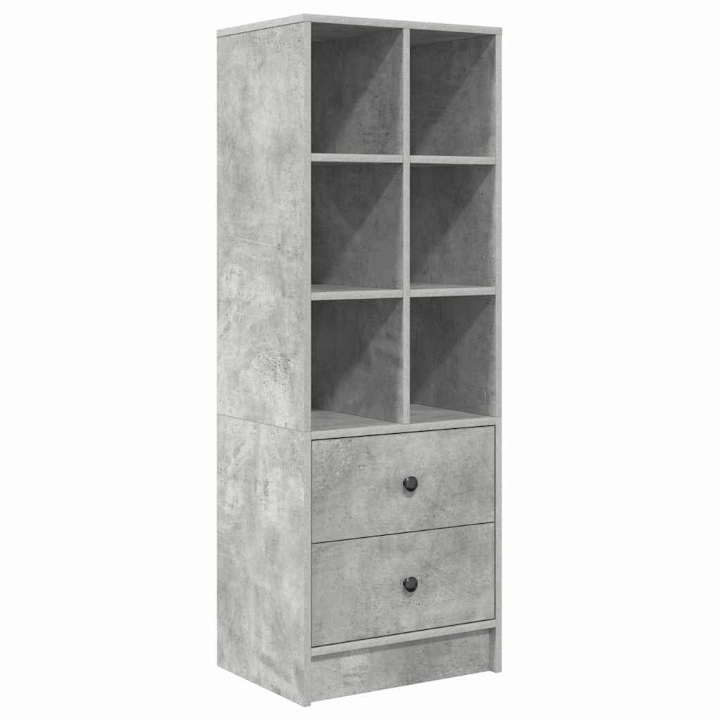 vidaXL Highboard z szufladą Betonowy szary 45.5 x 34 x 127 cm - vidaXL ...