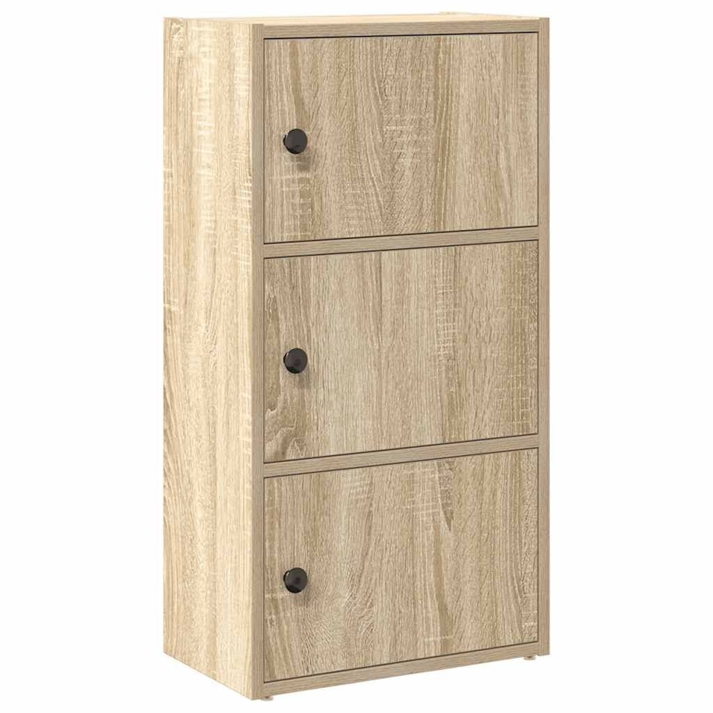 vidaXL Regał na książki, dąb sonoma, 40x24x77 cm - vidaXL | Sklep EMPIK.COM