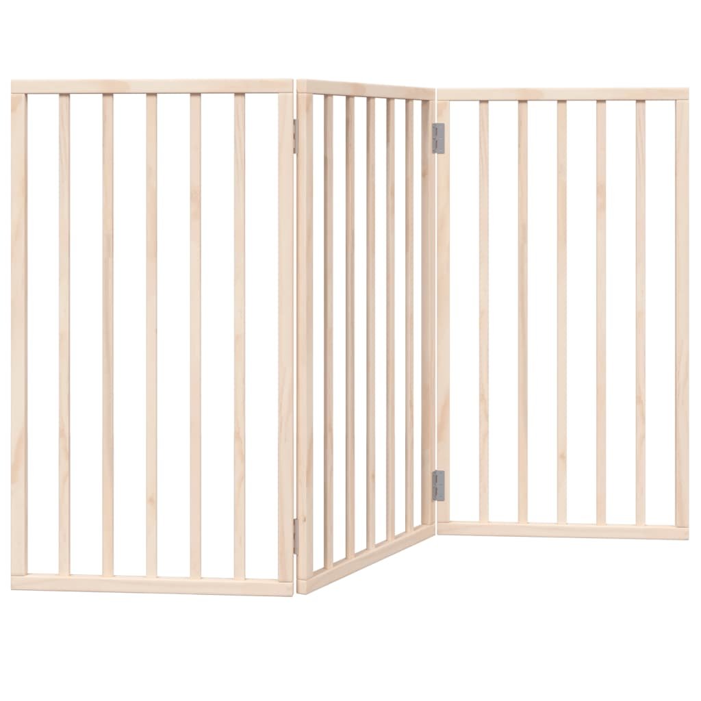 vidaXL Składana bramka zabezpieczająca dla psa, 3 panele, 150 cm ...