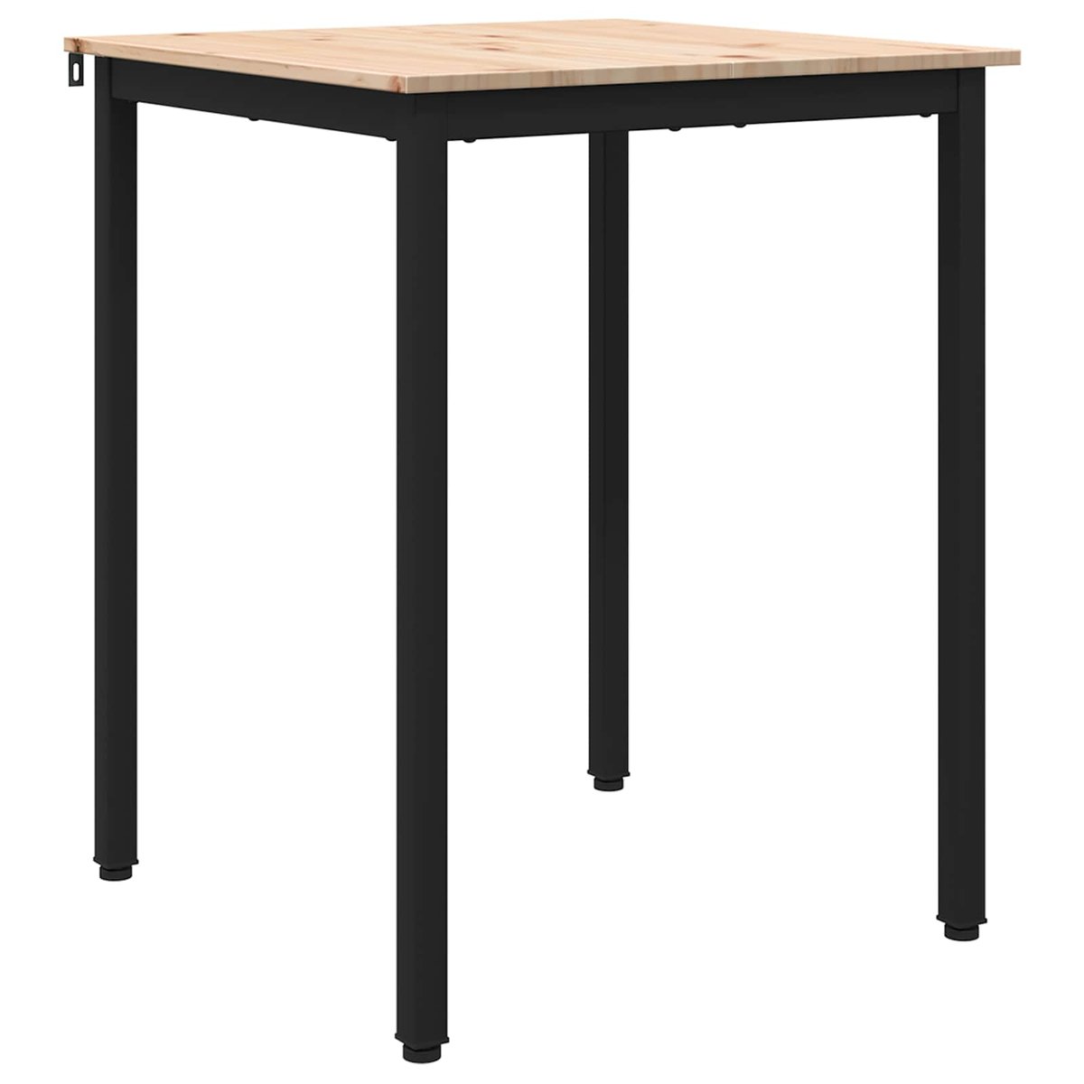 vidaXL Stół jadalny Naturalny 60 x 60 x 75 cm Lite drewno sosnowe ...