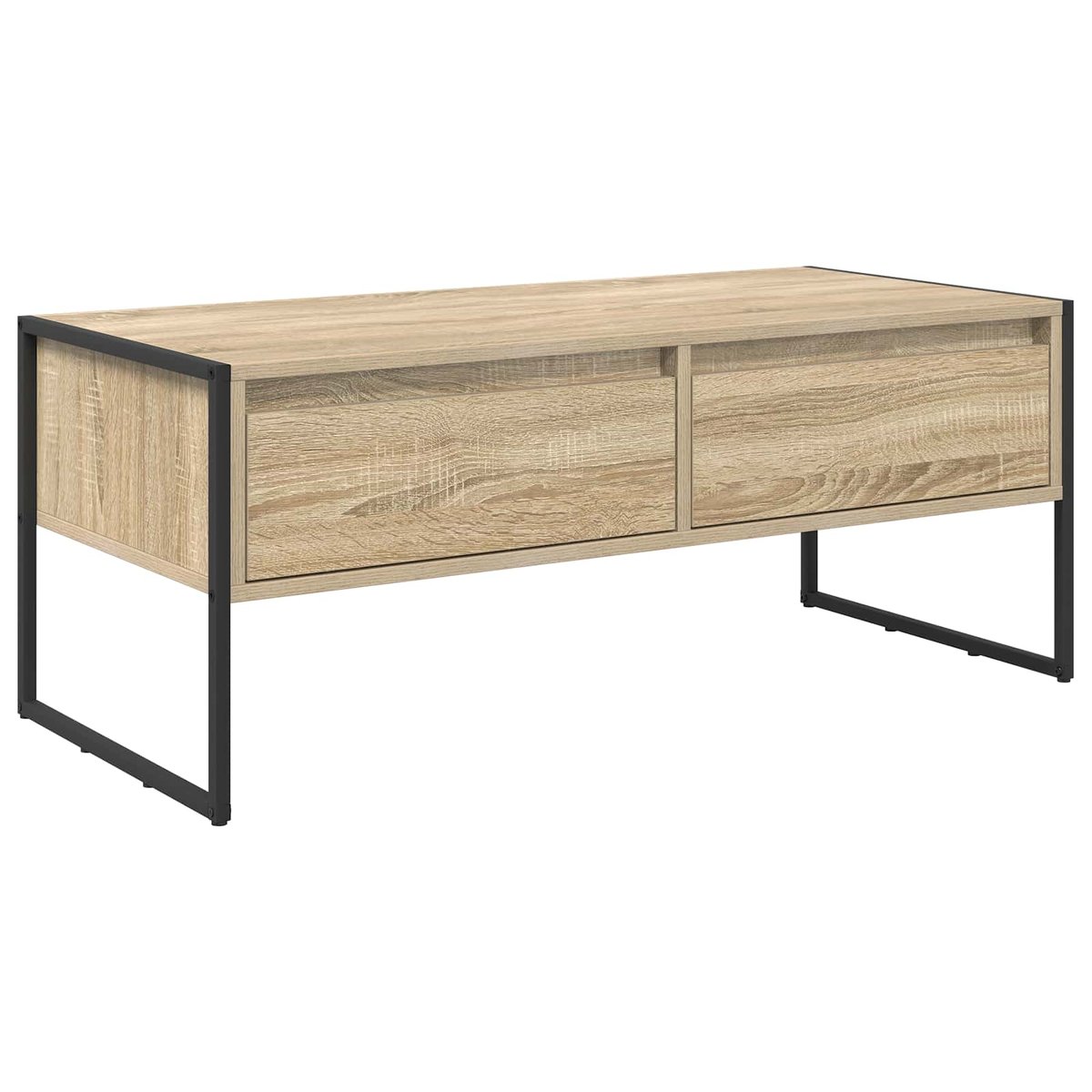 vidaXL Stolik kawowy Sonoma 100 x 46 x 40 cm Materiał drewnopochodny ...