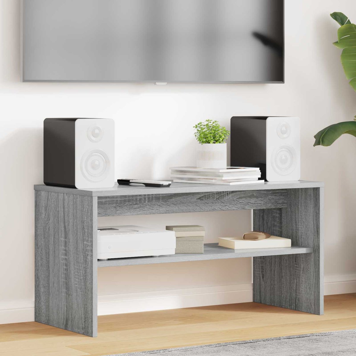 vidaXL Szafka pod telewizor Szary Sonoma 80 x 35 x 40 cm - Inna marka ...
