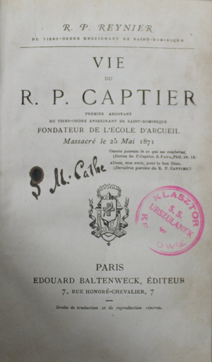 Vie du R.P. Captier 1871 r - W opisie | Książka w Empik