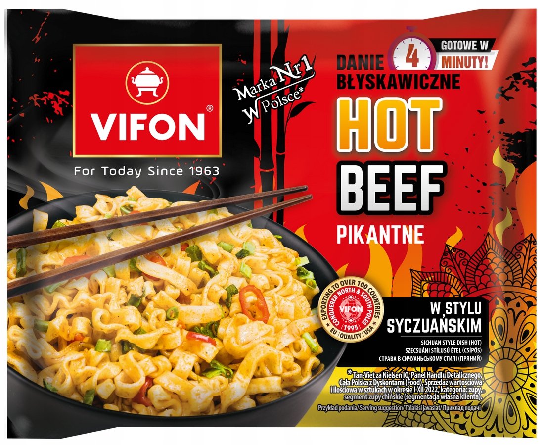 VIFON DANIE HOT BEEF 90G - Vifon | Sklep EMPIK.COM