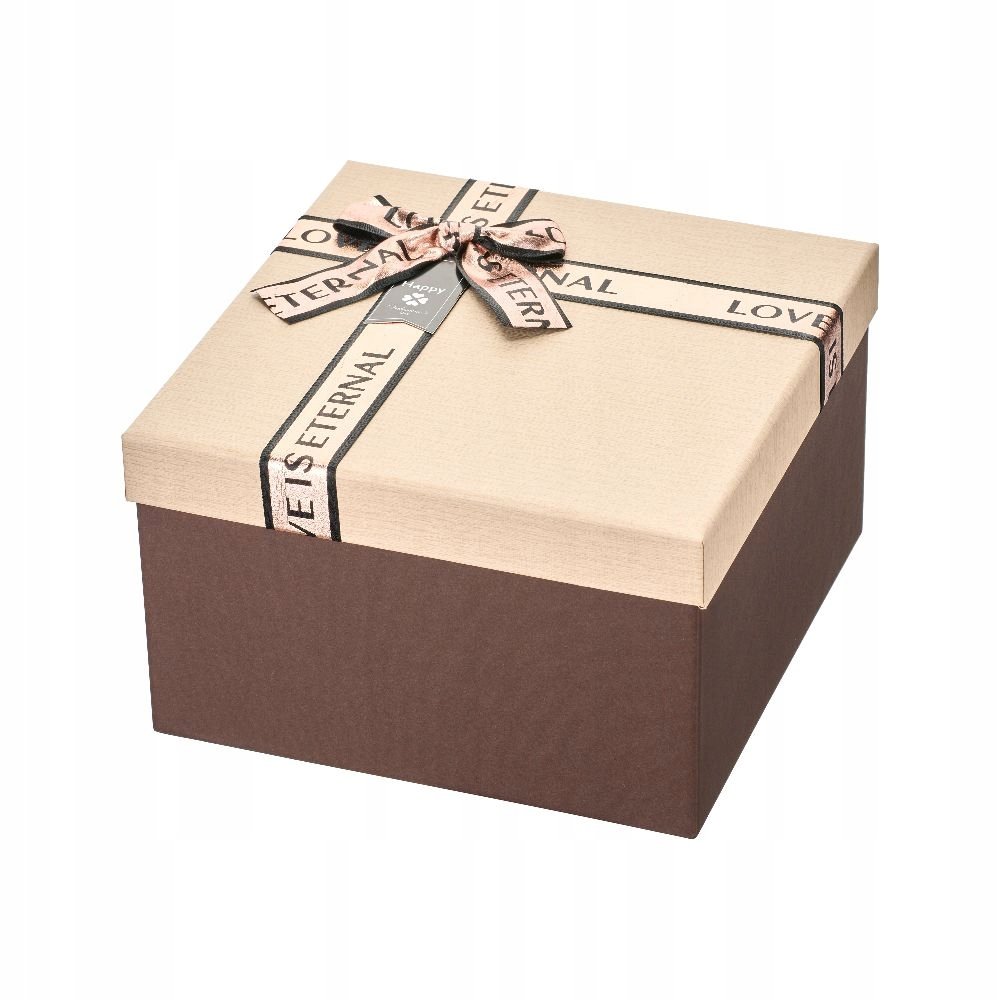 VILLA ITALIA PUDEŁKO prezentowe 20 x 20 x 12 cm CREAM-CHOCO - VILLA ...