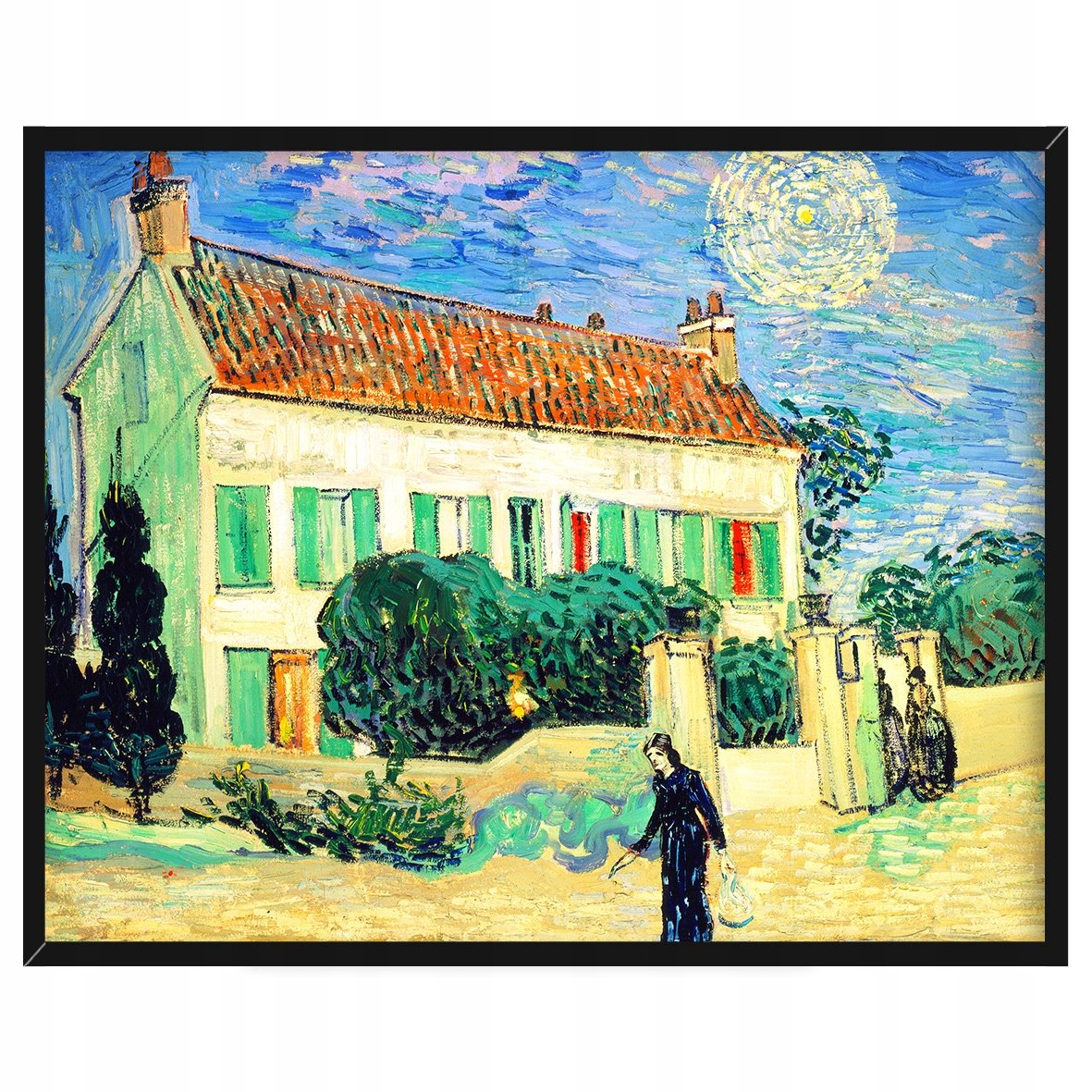Vincent van Gogh Biały dom nocą OBRAZ 40x50 - Inna marka | Sklep EMPIK.COM