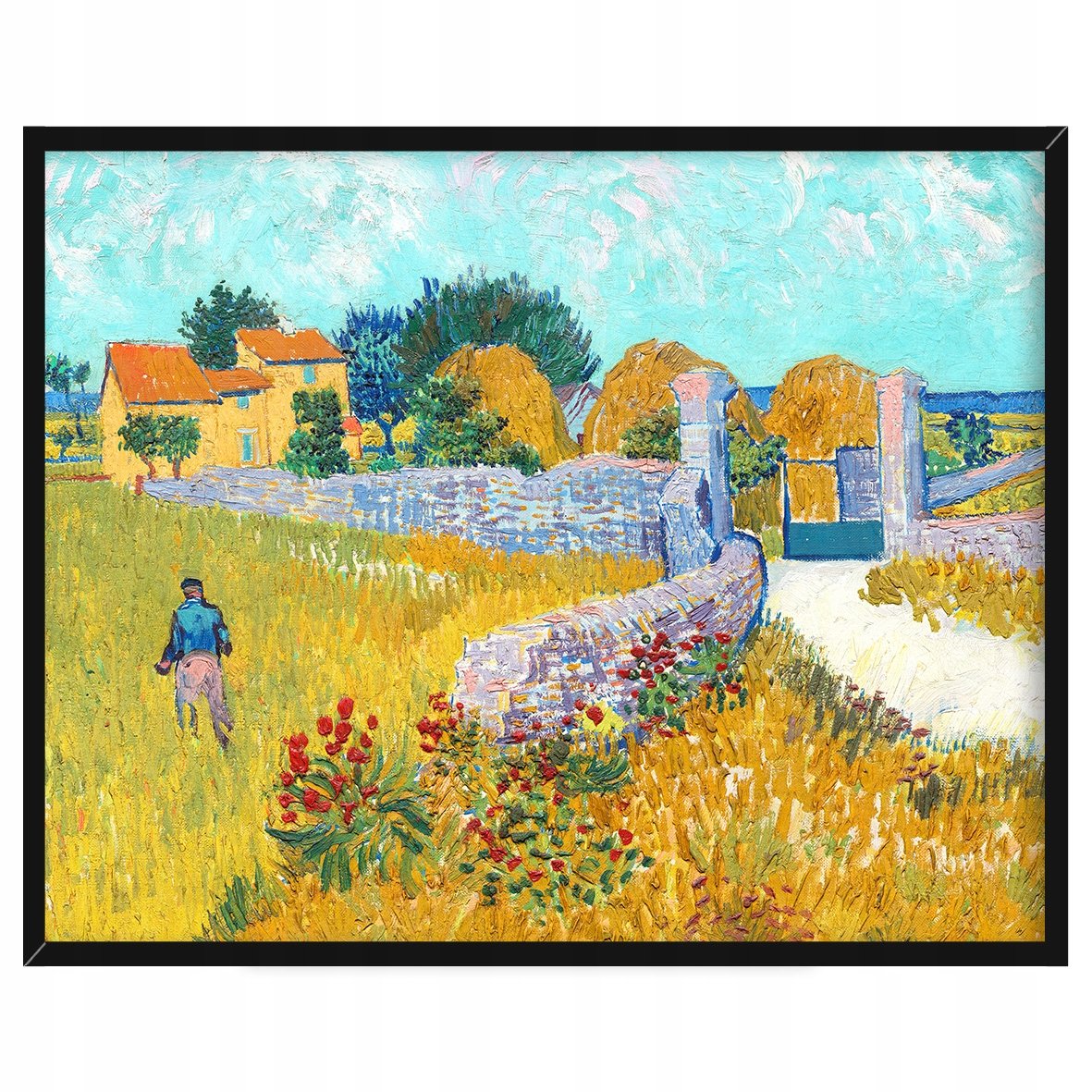 Vincent van Gogh Farma w Prowansji OBRAZ 40x50 - Inna marka | Sklep ...