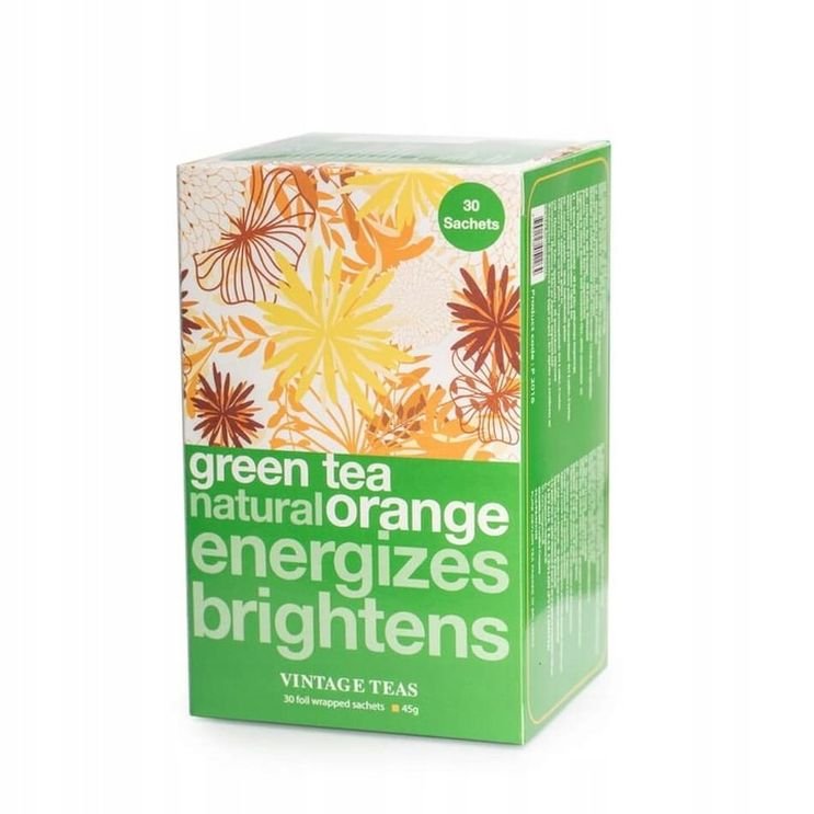 Vintage Teas Green Tea Natural Orange 30 torebek - Vintage Teas | Sklep ...