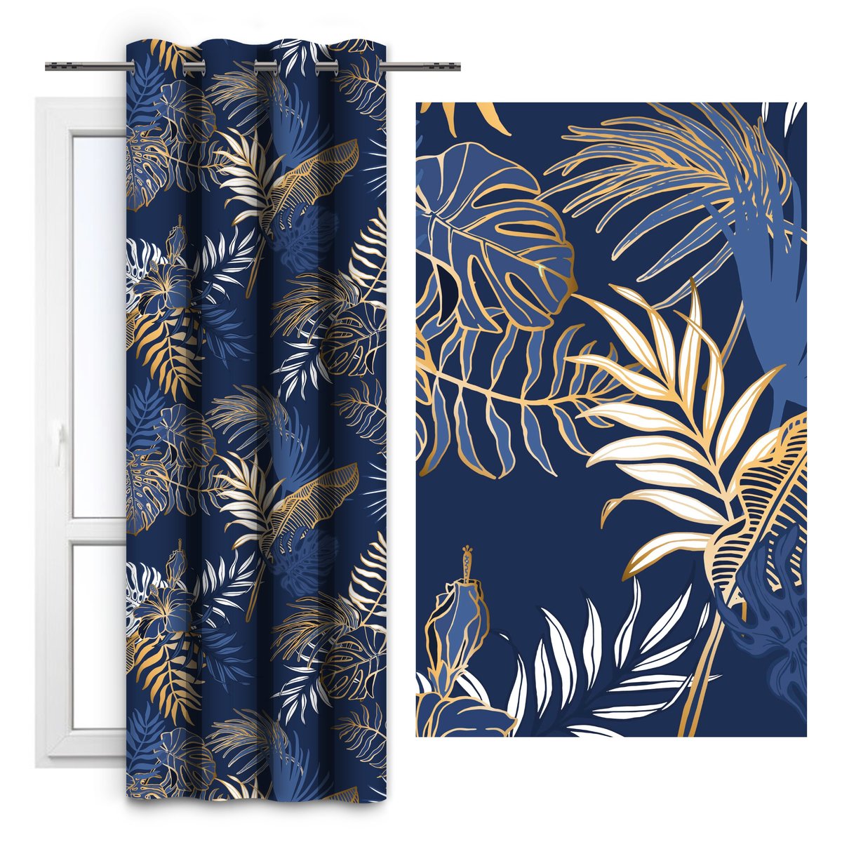 Vipro Group Zasłona Do Salonu Na Przelotkach 140X250 D404-364 - Vipro ...