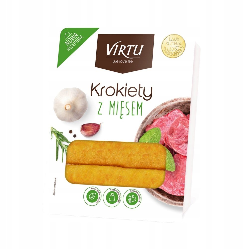 VIR.KROKIETY Z MIĘSEM 1KG - Virtu | Sklep EMPIK.COM