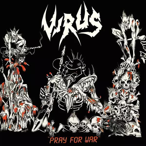 Virus: Pray For War Coloured White & Red Splatter Vinyl Limited Edition ...