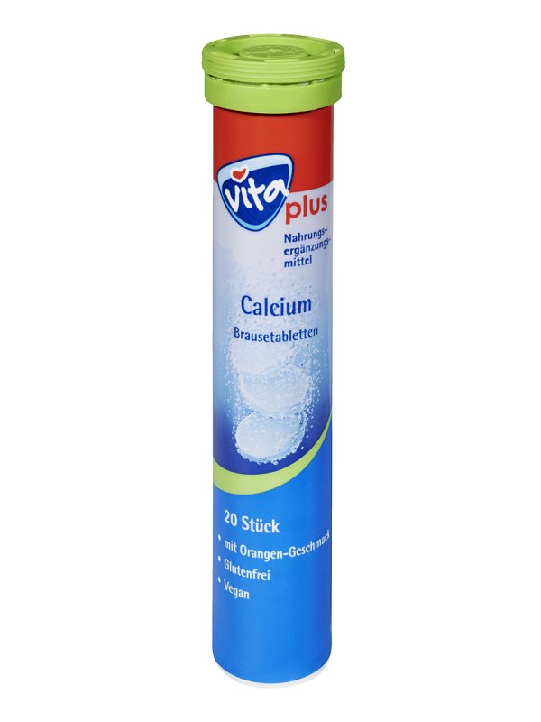 Vita Plus Calcium, Wapno Tabletki Musujące, 20 Szt. | Sklep EMPIK.COM