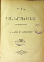 Vita S Gio Battista de Rossi 1882r - W opisie | Książka w Empik