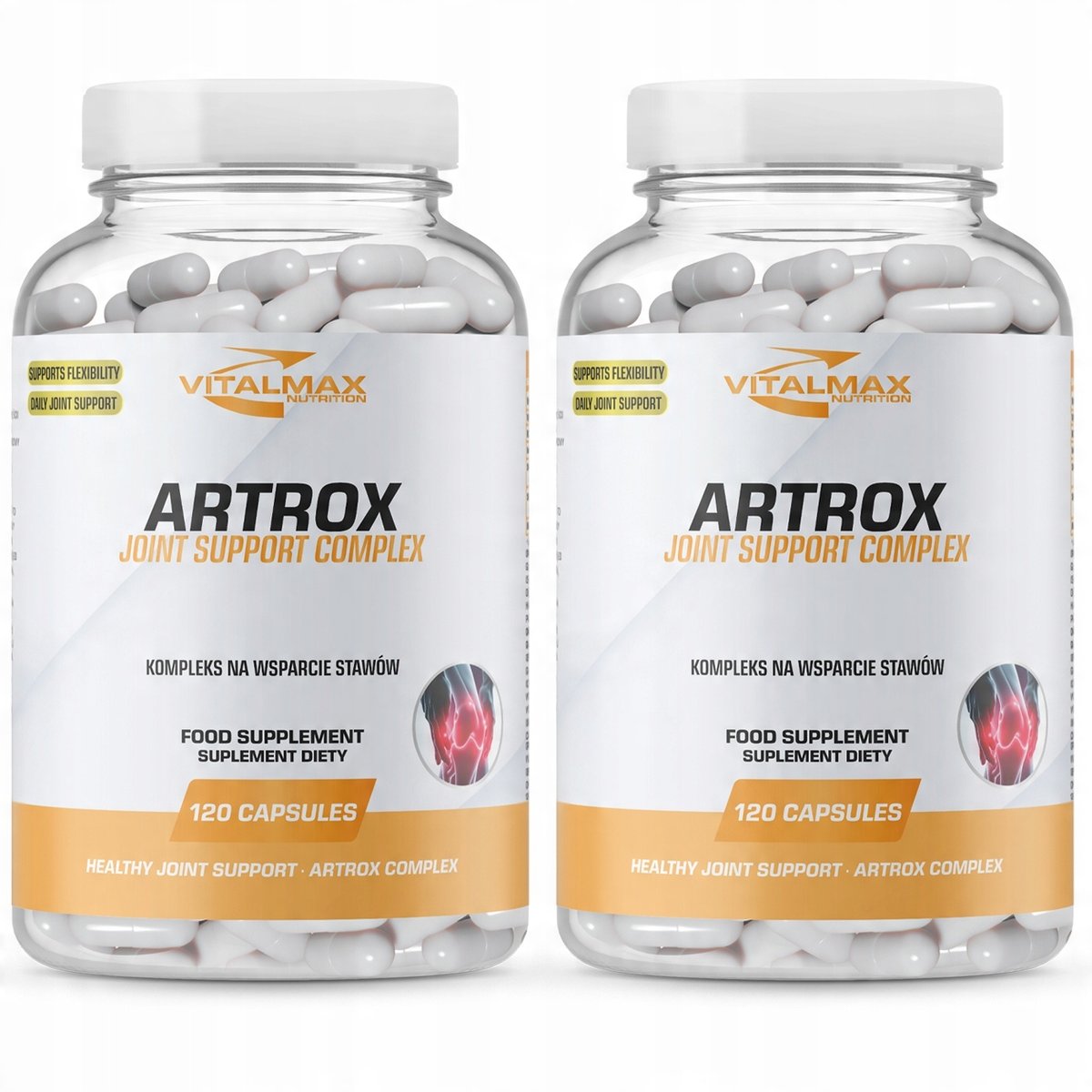 VITALMAX ARTROX 2x 120K NA STAWY KOLAGEN GLUKOZAMINA MSM KWAS ...