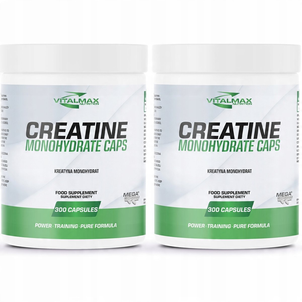 Vitalmax Creatine Monohydrate Caps 2X 300K Kreatyna Monohydrat W Kapsułkach - Vitalmax | Sport ...