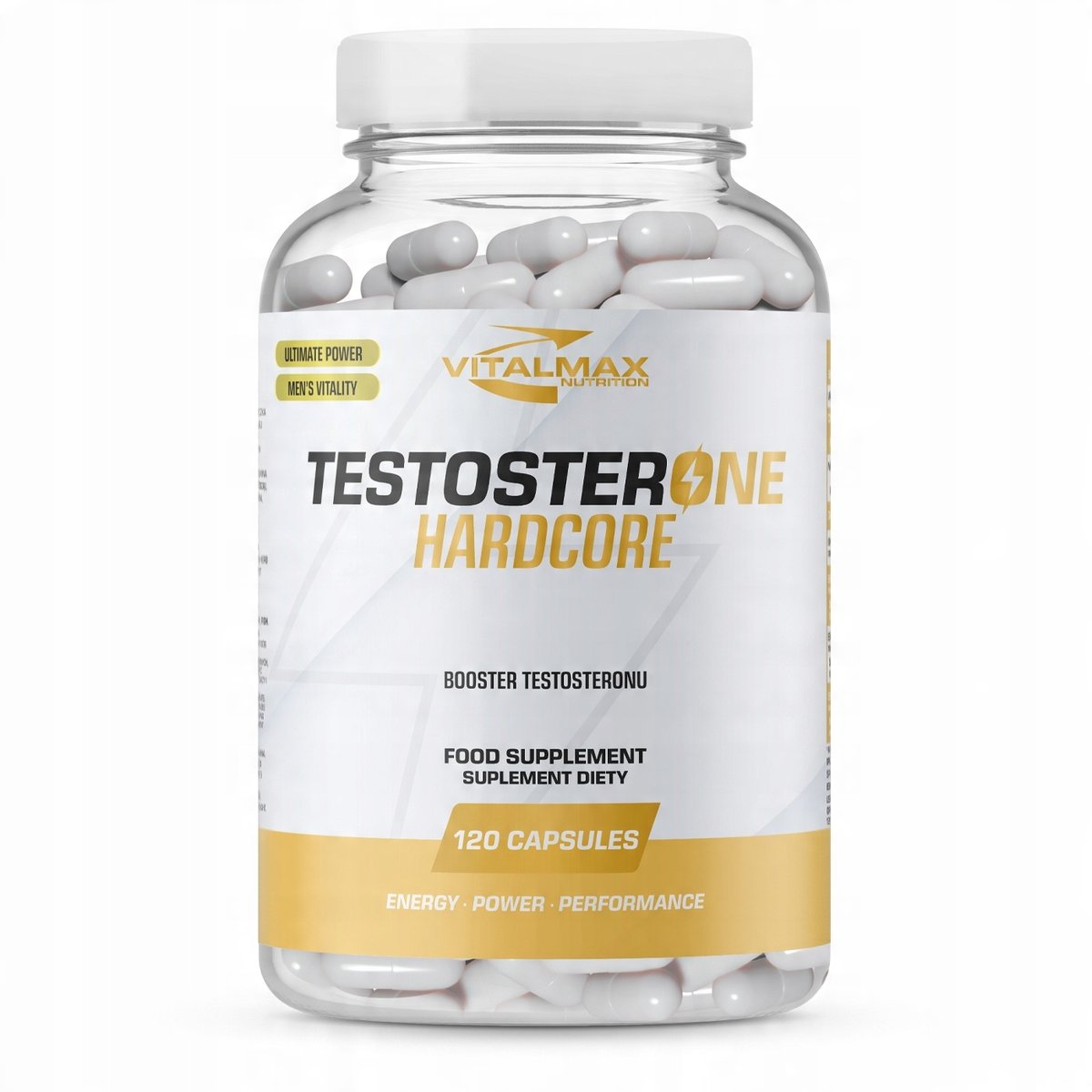 Vitalmax Testosterone Hardcore 120K Booster Testosteronu Daa Tribulus ...