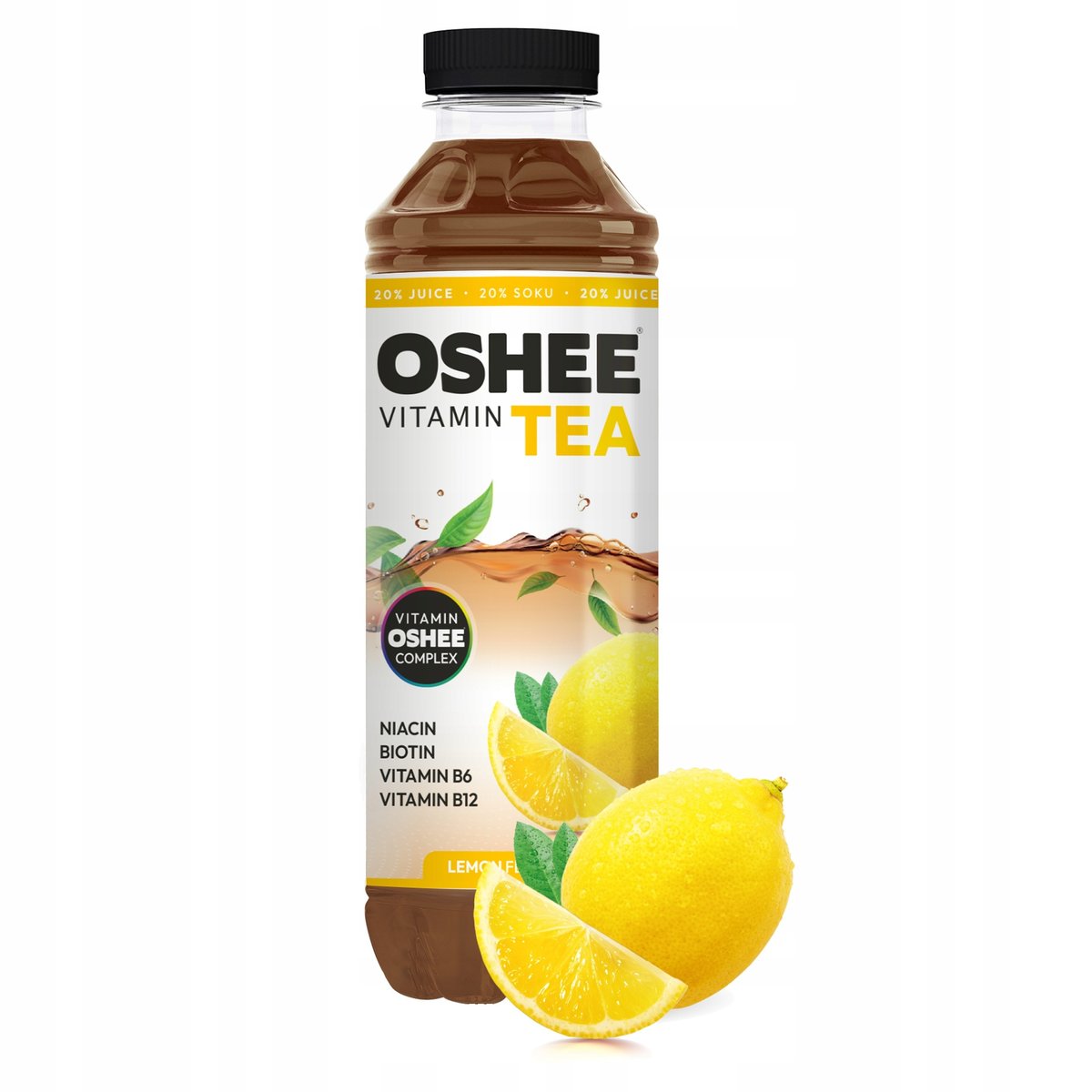 Vitamin Black Tea OSHEE Black Tea Lemon - 555 ml herbata cytrynowa z ...