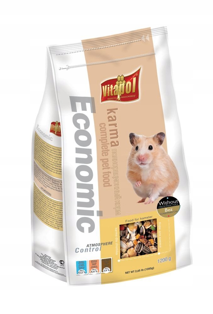 Vitapol Karma ECONOMIC dla chomika 1,2kg ZVP-0116 - Vitapol | Sklep ...