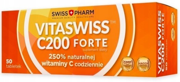 Vitaswiss C200 Forte 50 Tabl | Sklep EMPIK.COM