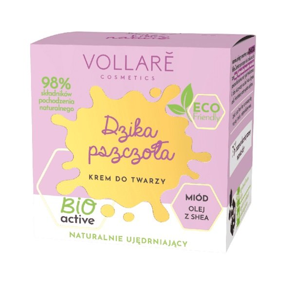Vollare Dzika Pszczoła Krem naturalnie ujędrniający do twarzy 50ml ...