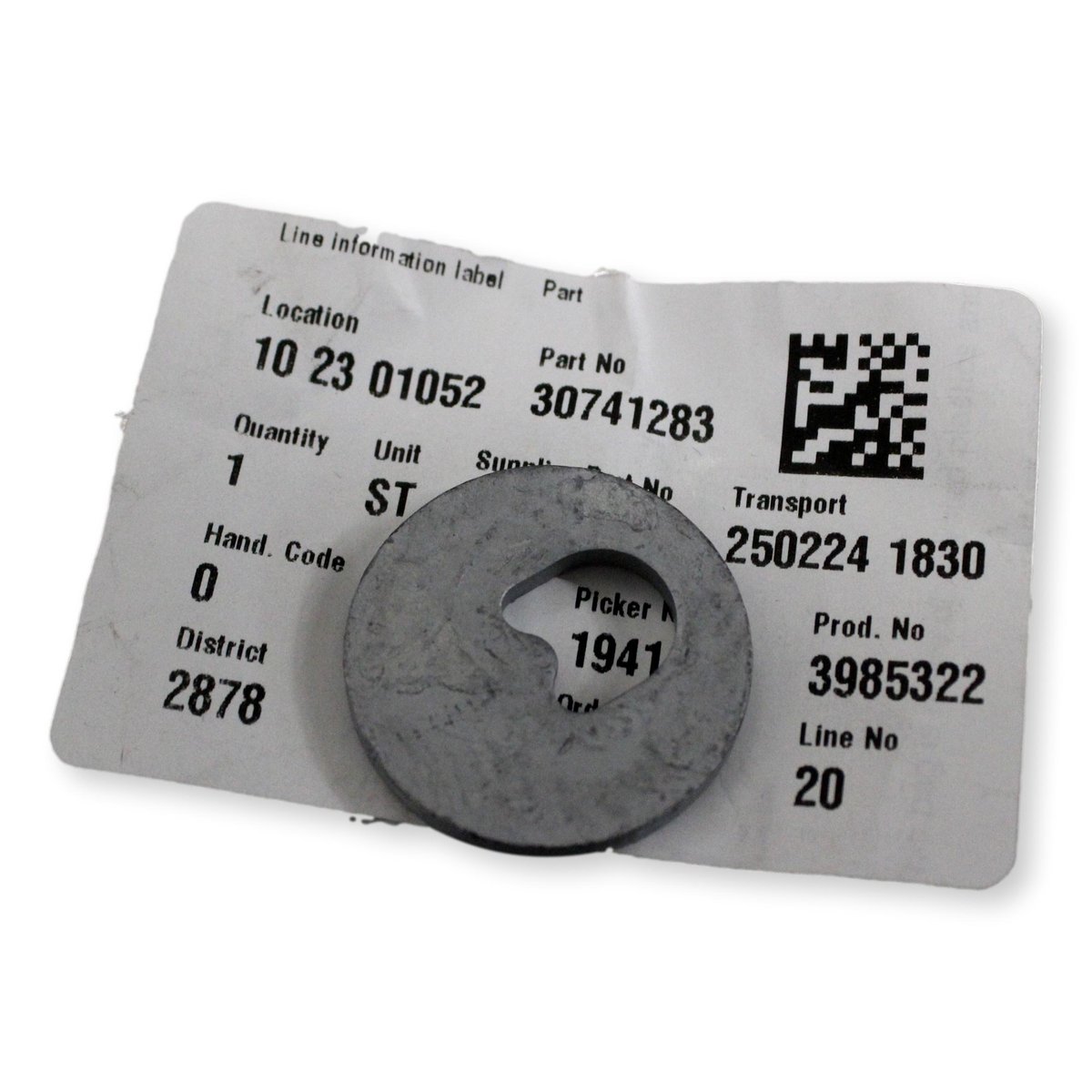 VOLVO podkładka mimosrodowa OE 30741283 - Volvo OE | Motoryzacja EMPIK