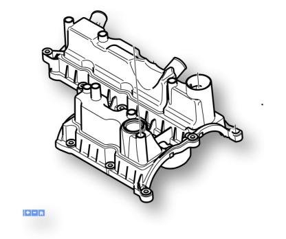 VOLVO V40 S60 V60 V70 S80 pokrywa zaworow 1,6T OE 31430883 - Inna marka ...