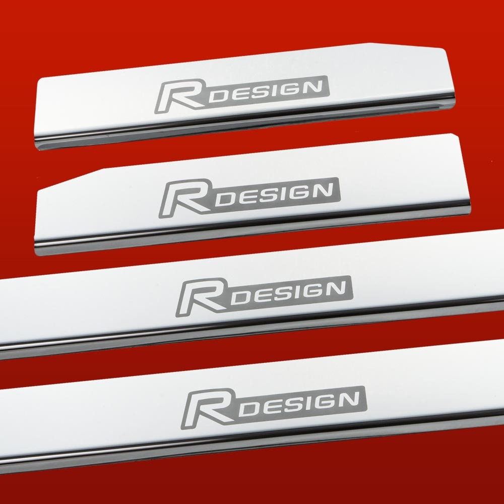 VOLVO V50 Nakładki progowe R DESIGN 304 stal nierdzewna Wykończenie ...