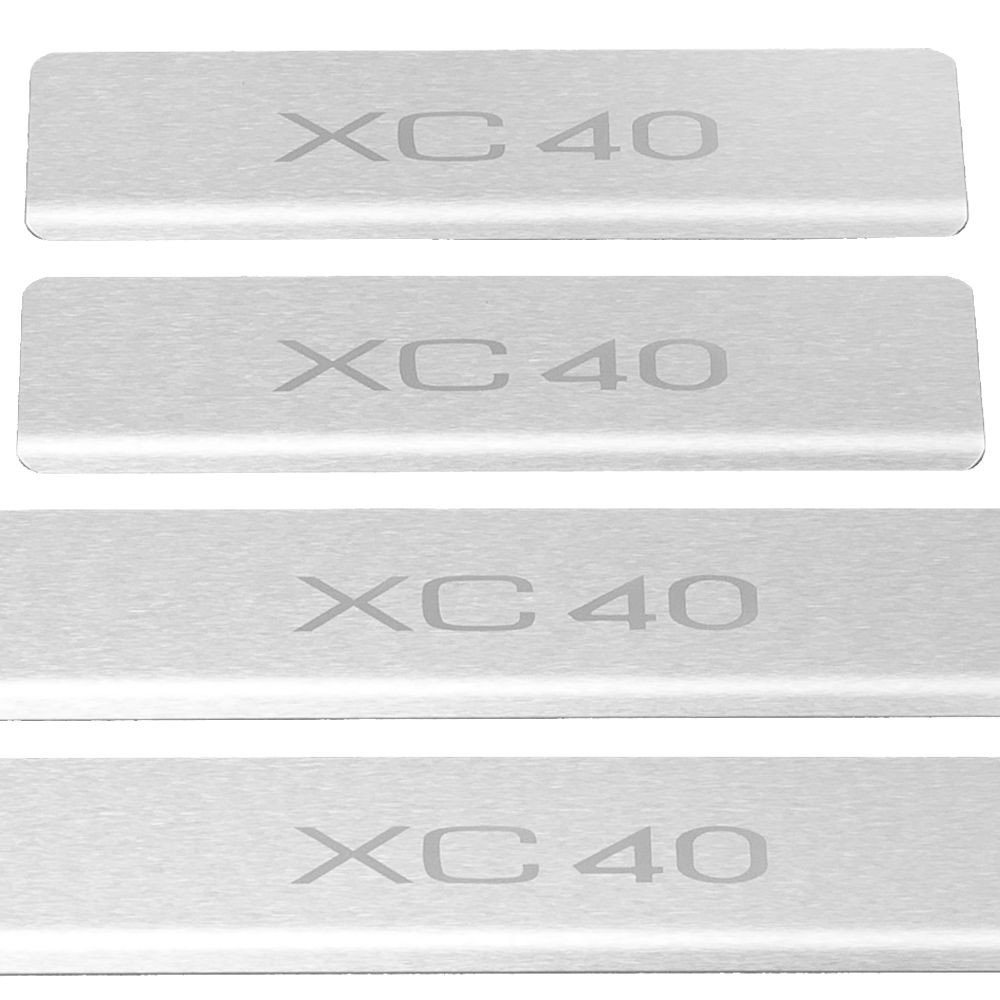 VOLVO XC40 Listwy progowe Wykończenie matowe, stal nierdzewna 304 ...