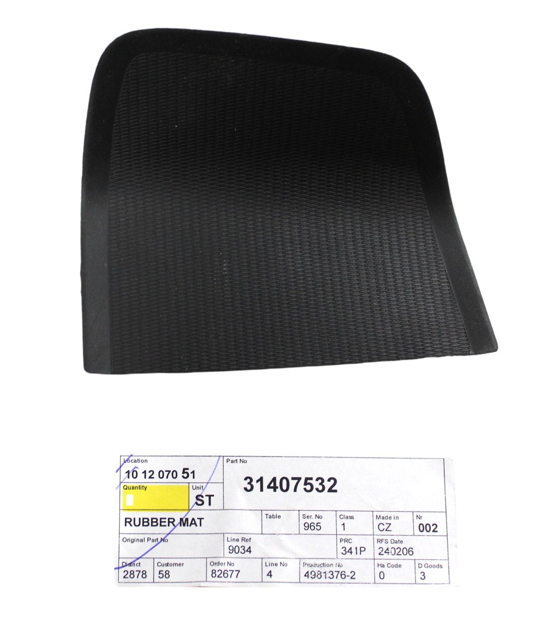 VOLVO XC60 II guma lewa wykladzina boczka drzwi czarna OE 31407532 ...