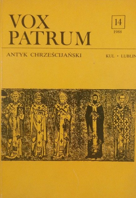 Vox Patrum nr 14 / 1988 - W opisie | Książka w Empik