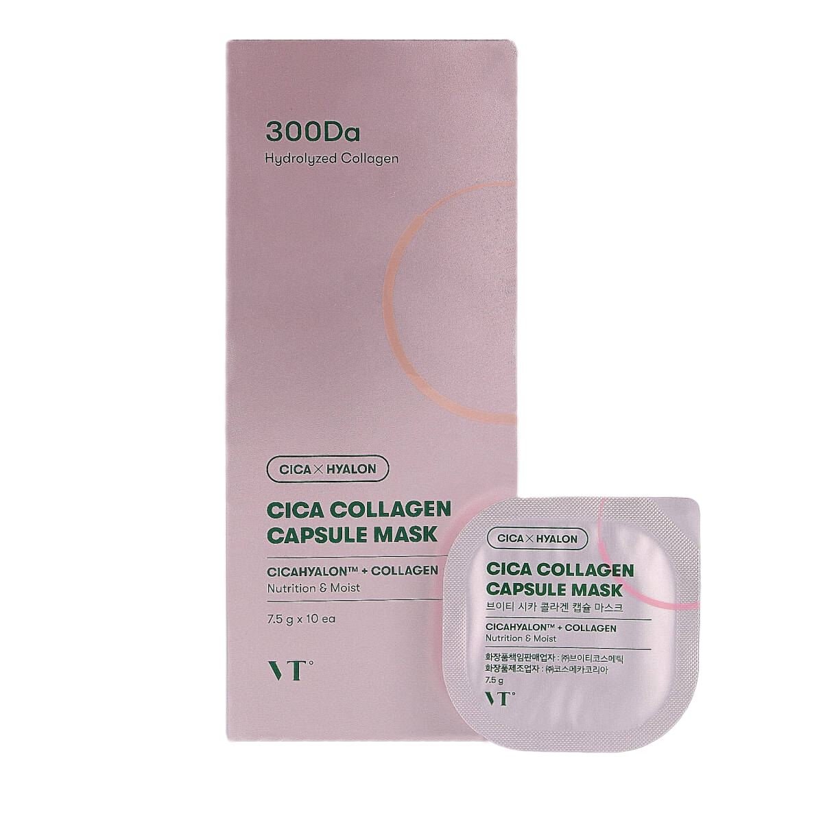 Vt Cosmetics, Cica Collagen Capsule Mask, Maseczka Do Twarzy, 10 Szt ...