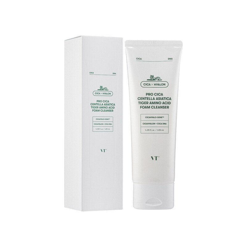 Vt Cosmetics Pro Cica Centella Asiatica Tiger Amino Acid Foam Cleanser ... Vt Cosmetics Pro Cica Centella Asiatica Tiger Amino Acid Foam Cleanser ...